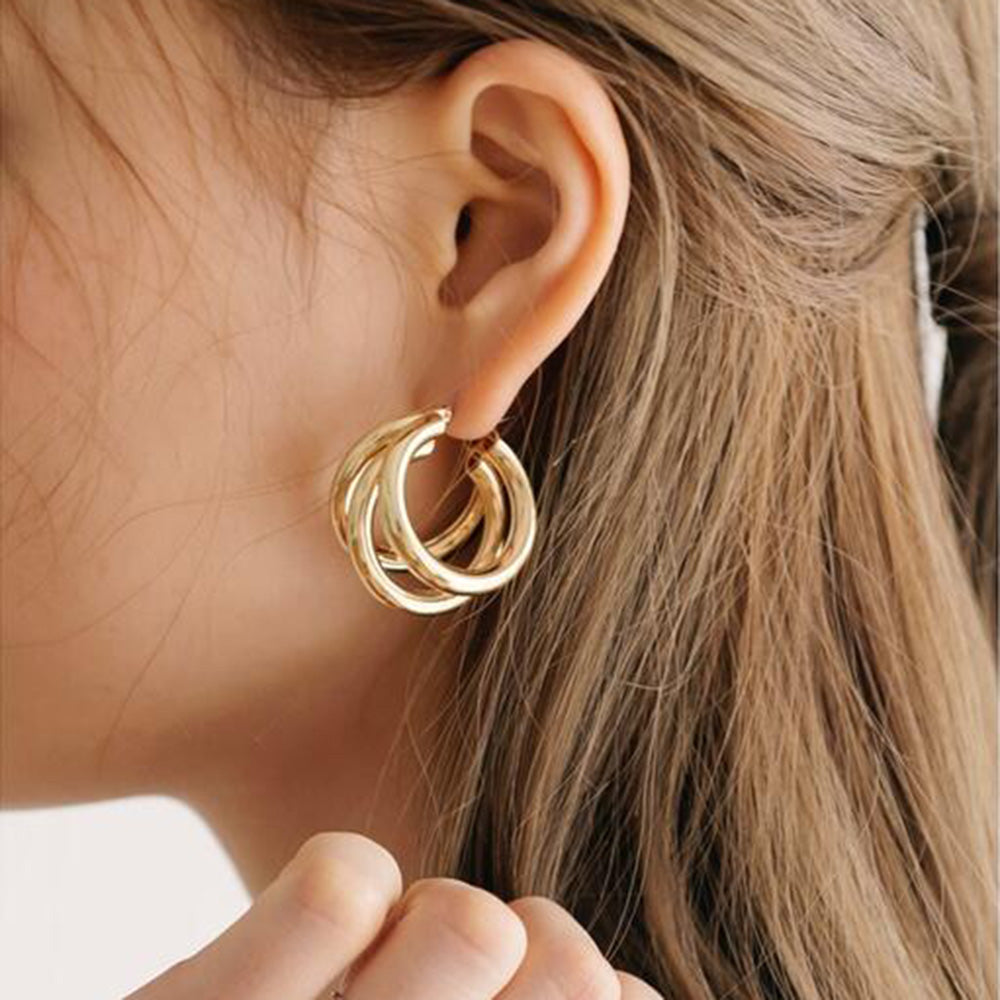 Circle Statement Earrings – UrbanVinta